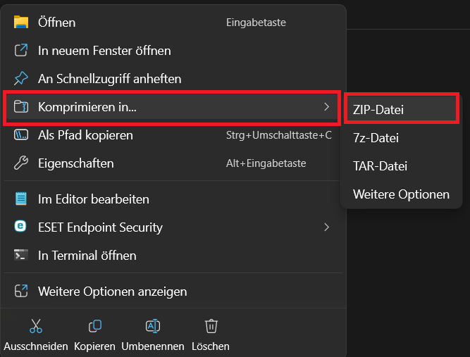 empower® Logs auf Windows Systemen – empower