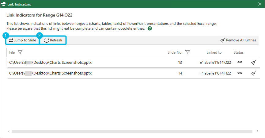 Use Excel Links – empower